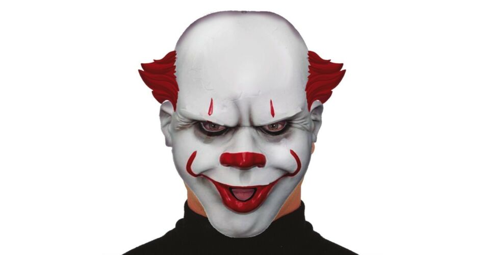 Gyilkos bohóc műanyag álarc - Halloween maszk, álarc - Lufipark.hu ...