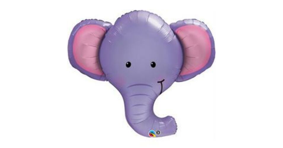 39 inch-es Elefántfej Fólia Léggömb - Fólia lufik - Lufipark.hu - Lufik ...
